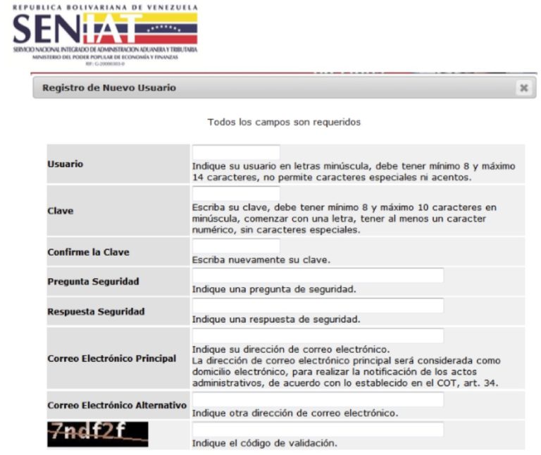 ¿CÓMO IMPRIMIR EL RIF DEL SENIAT JURÍDICO O PERSONAL?